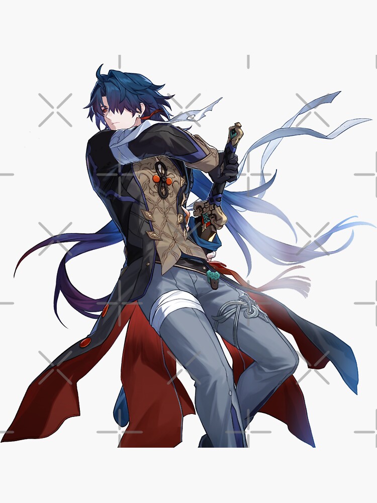 "Blade Honkai Star Rail" Sticker for Sale by ShellyBest | Redbubble