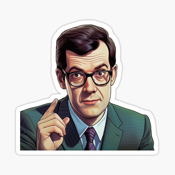 "Richard Osman Fanart" Sticker by copymind | Redbubble