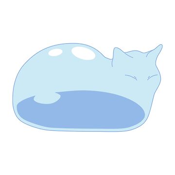 "Cat Slime" Sticker for Sale by CCCDesign | Redbubble