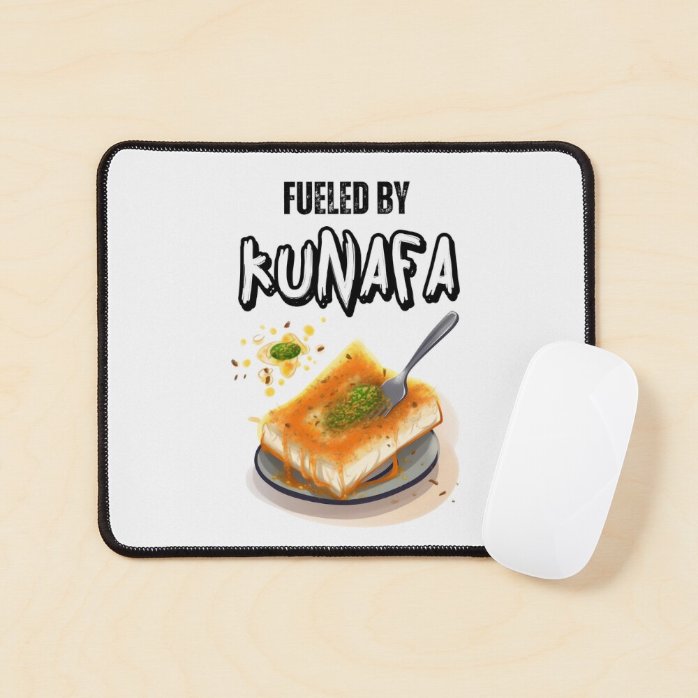 "Fueled by KUNAFA- Arabic Middle Eastern Dessert AI Generated- (Knafeh ...