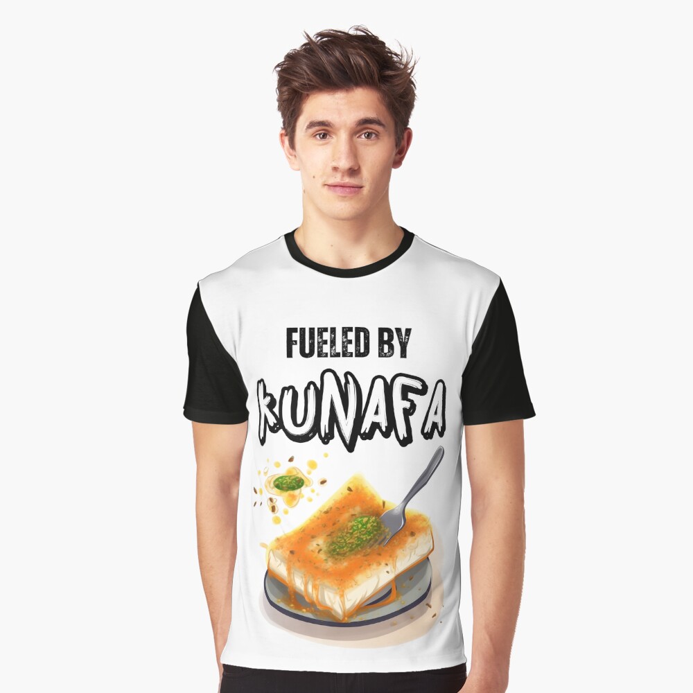 "Fueled by KUNAFA- Arabic Middle Eastern Dessert AI Generated- (Knafeh ...