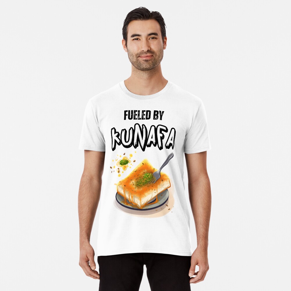 "Fueled by KUNAFA- Arabic Middle Eastern Dessert AI Generated- (Knafeh ...