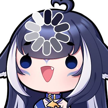 "Shylily loading" Sticker for Sale by CloudyDrops | Redbubble