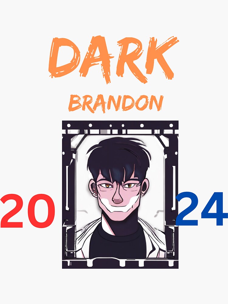 "Dark Brandon rising meme" Sticker for Sale by ArtbyGionacha | Redbubble