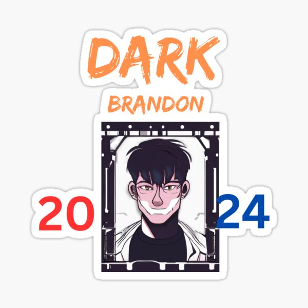 "Dark Brandon rising meme" Sticker for Sale by ArtbyGionacha | Redbubble