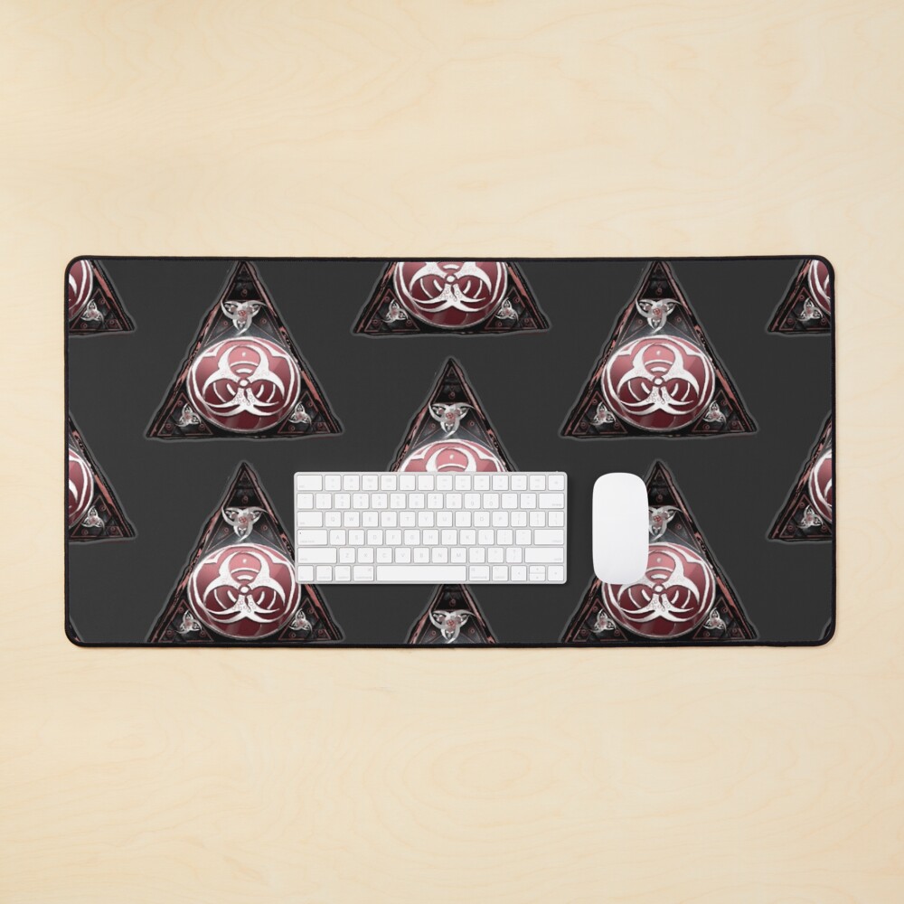 "Biohazard X Triangle | Post-Apocalyptic Red & Black Warning Enigma ...