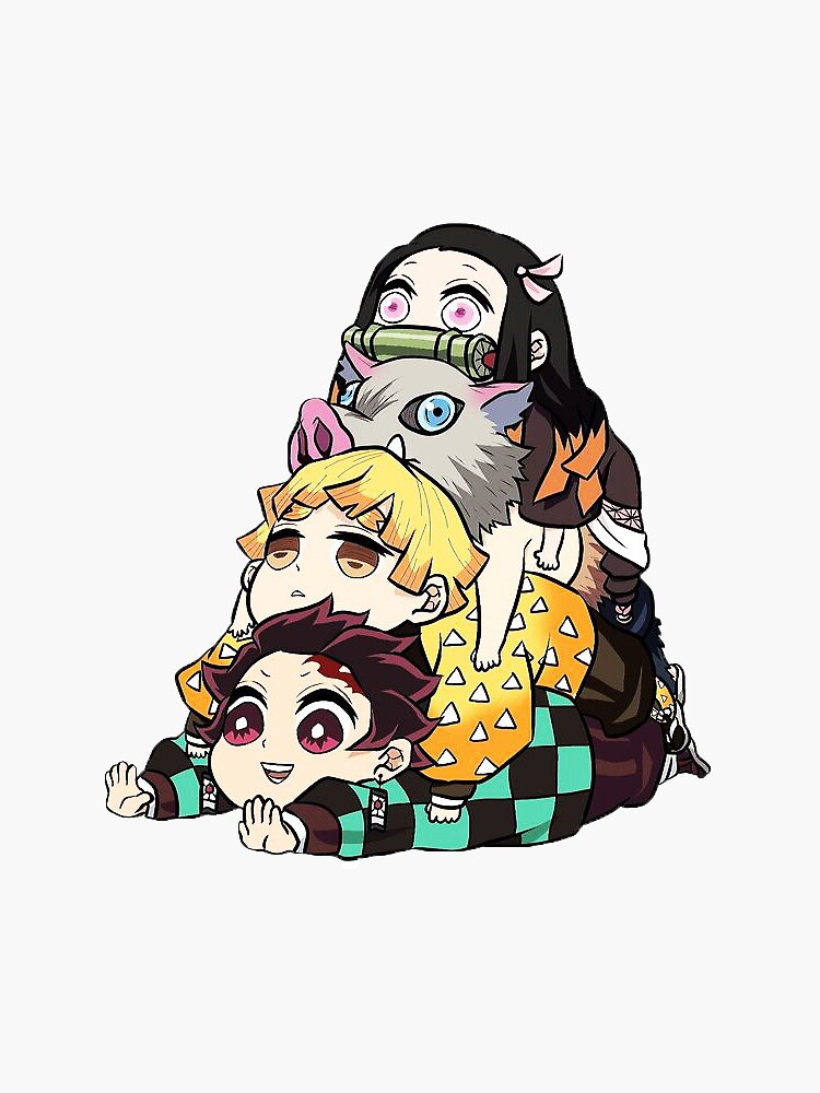 "Nezuko Demon slayer" Sticker for Sale by SidneyTic | Redbubble
