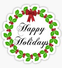 Happy Holidays: Stickers | Redbubble