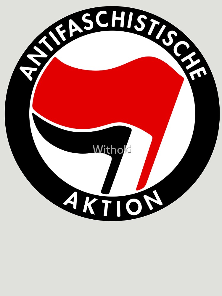 "Antifaschistische Aktion" T-shirt by Withold | Redbubble