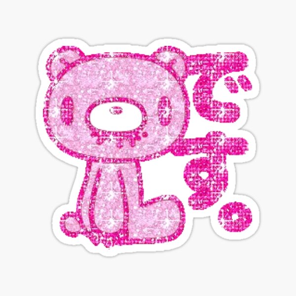 "japanese y2k myspace bear" Sticker for Sale by carissacarolann | Redbubble