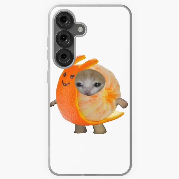 Samsung Galaxy Handyhülle for Sale mit "Orangefarbene Schneckenkatze ...