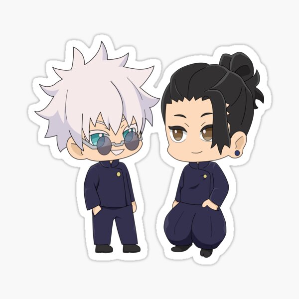 "Gojo and Geto" Sticker for Sale by OreNoKakushin | Redbubble