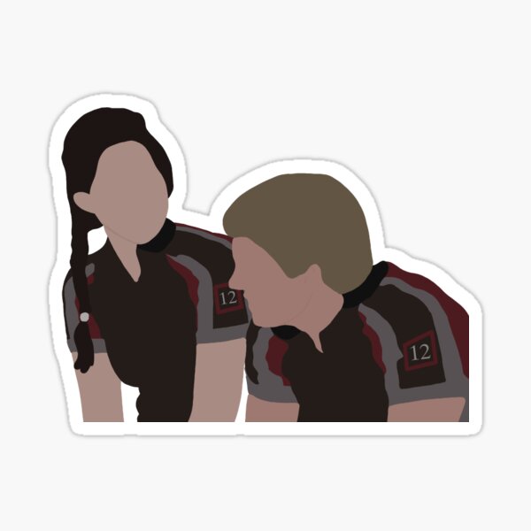 "Katniss And Peeta 74th Games Training" Sticker for Sale by angmaruskin ...
