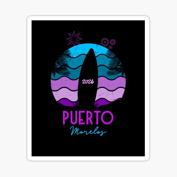 "Puerto Morelos 2024" Sticker by M-o-n | Redbubble