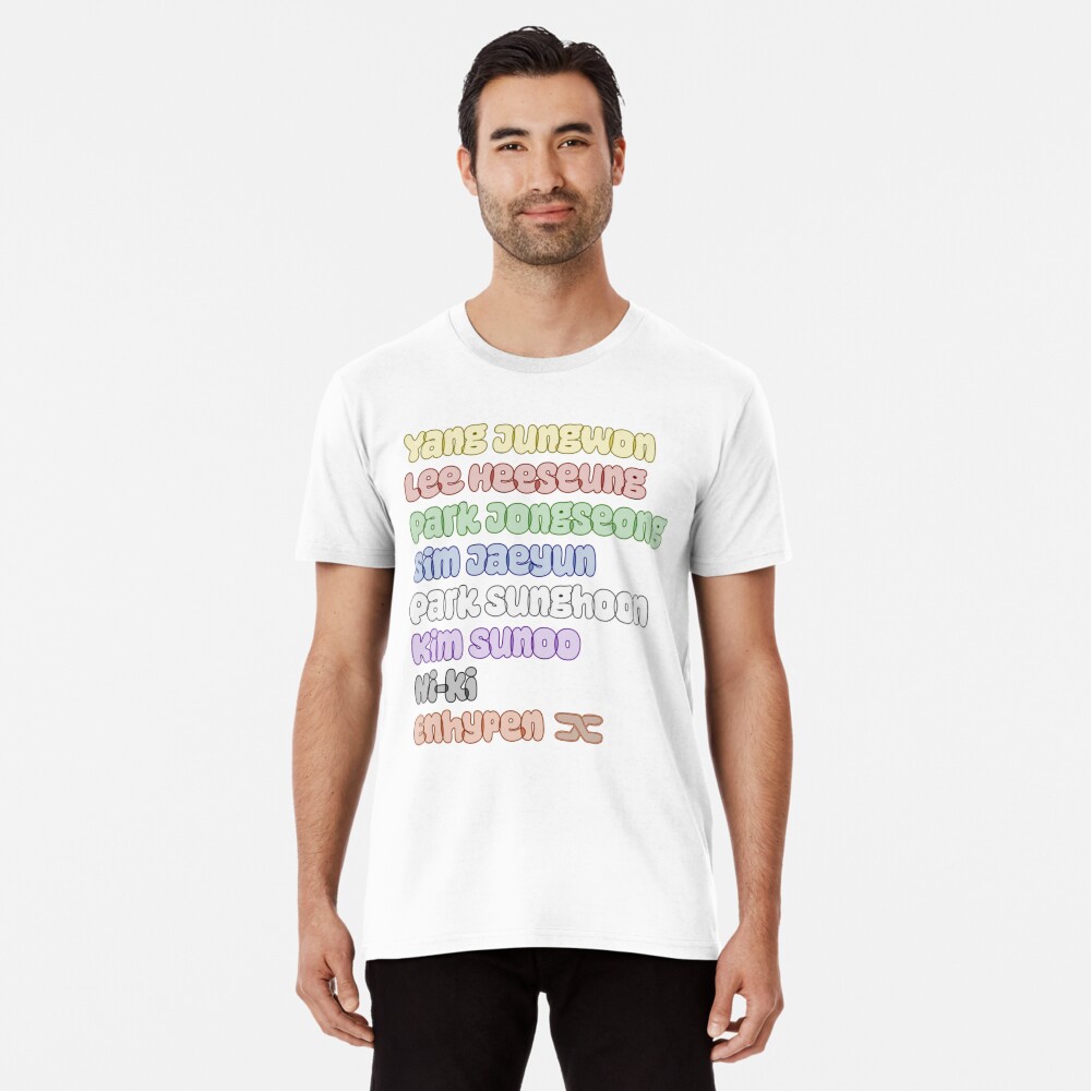 "Enhypen Fan Chant/Member Names" Sticker for Sale by lilymarg | Redbubble