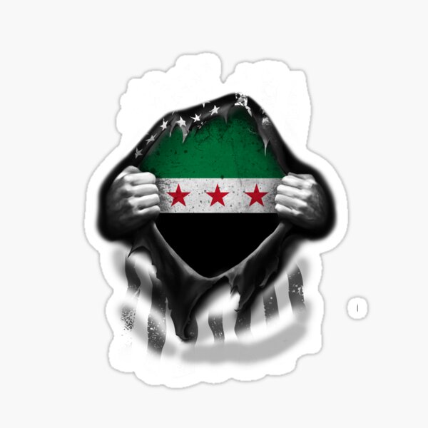 Syrian Flag Stickers | Redbubble