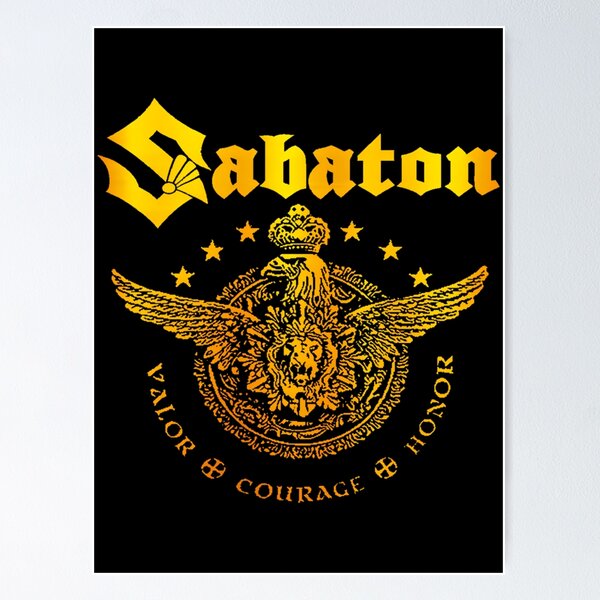 "Logo Sabaton" Poster for Sale by Quorplix-art | Redbubble