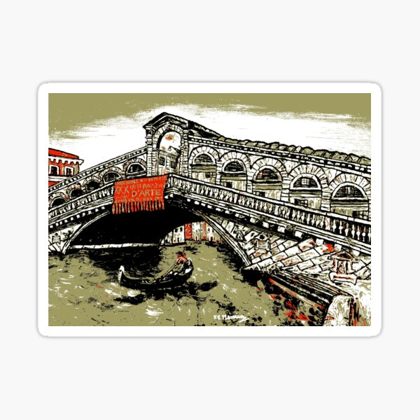 "An iconic bridge." Sticker for Sale by nicastro | Redbubble