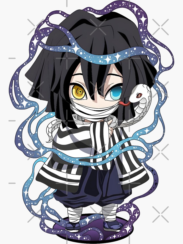 "Chibi snake pillar" Sticker for Sale by Artist-panda | Redbubble