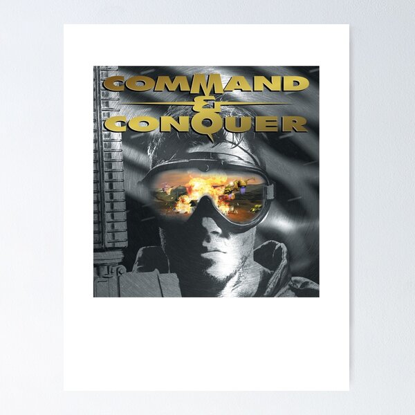 Poster for Sale mit "C&C 1 Original Box Cover Art – Command & Conquer ...