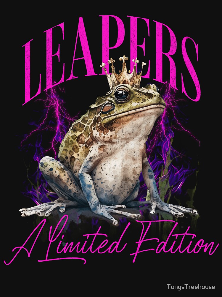 "Leapers: A Limited Edition Leap Year 2024 Frog With Crown" Classic T ...
