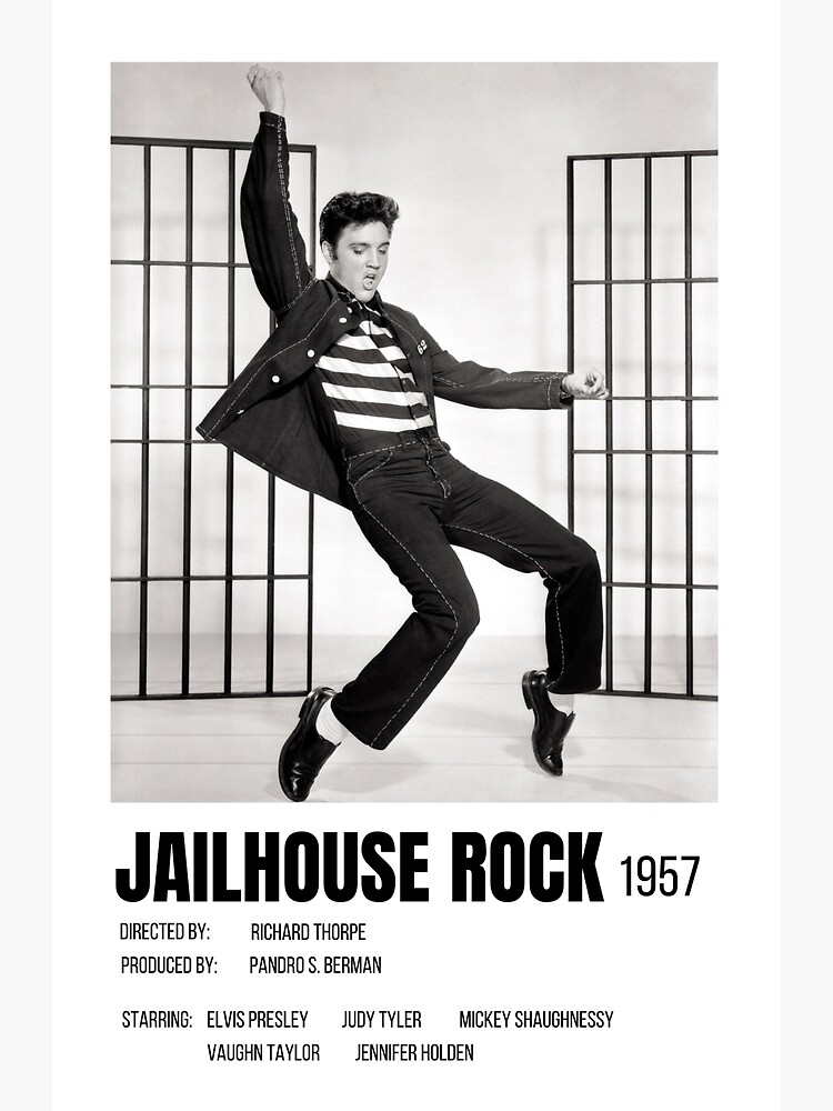 "Elvis Presley Jailhouse Rock" Poster for Sale by bubblegums-art | Redbubble