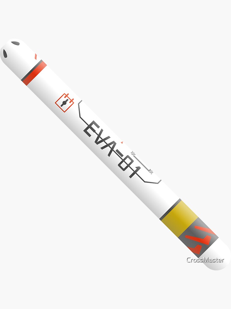 "EVA - 01 Entry Plug" Sticker for Sale by CrossMaster | Redbubble