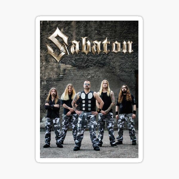"Sabaton Official merchandise - All available" Sticker for Sale by ...