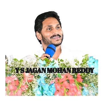 "Y S JAGAN MOHAN REDDY,JAGAN MOHAN REDDY ,JAGAN,YS" Sticker for Sale by ...