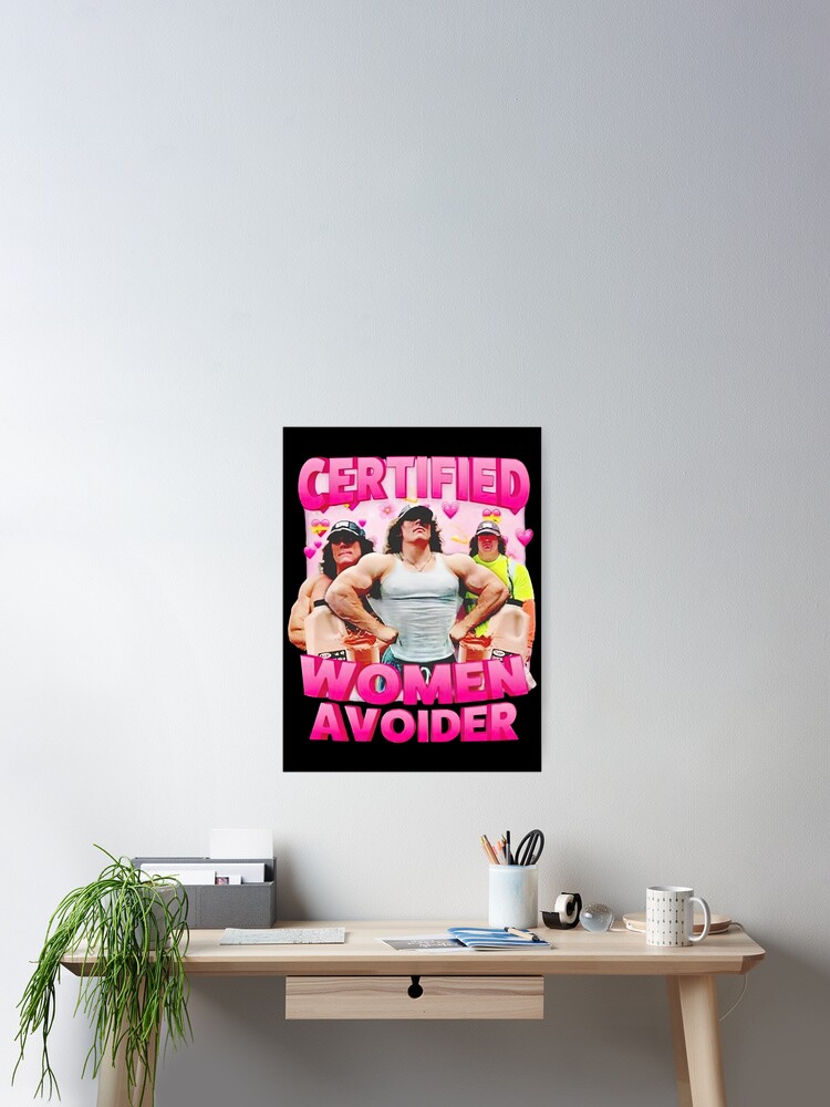 "Certified Women Avoider Sam Sulek" Poster for Sale by garzadeacon ...
