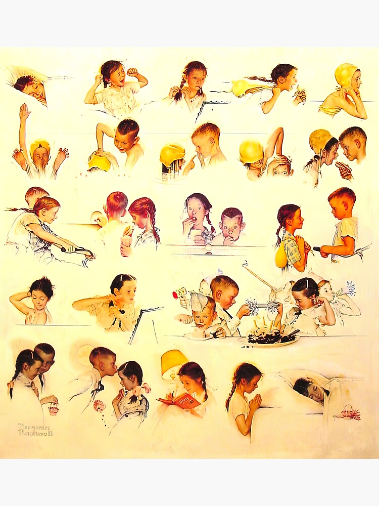 "norman rockwell art style, norman rockwell paintings, norman rockwell ...