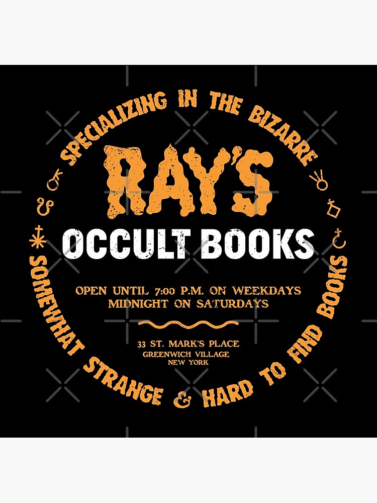 "Ray's Occult Books New York Coaster" Poster by Purakushi | Redbubble