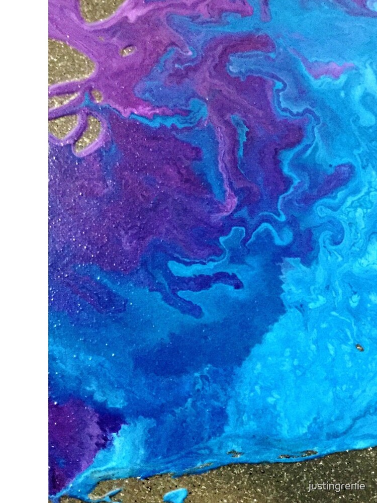 "Purple Blue Oil Slick Paint Pour" iPhone Case for Sale by justingrenie ...
