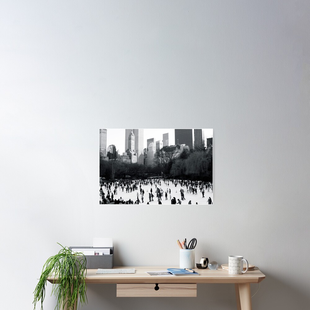 "Wollman Rink, Central Park, New York City" Poster by JeffBlanchard ...