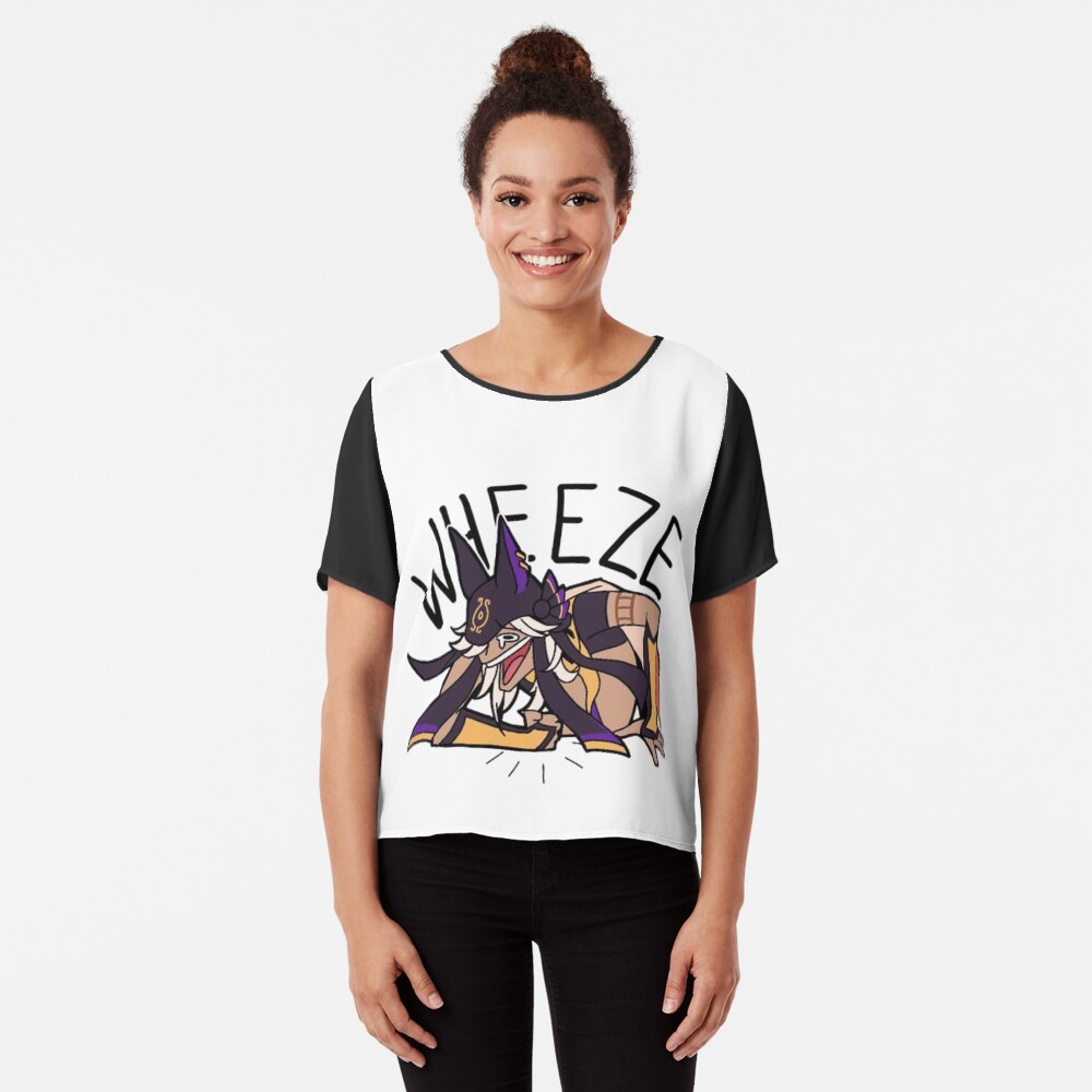 "Cyno Wheeze Meme Genshin Impact" Sticker for Sale by puffdipper ...