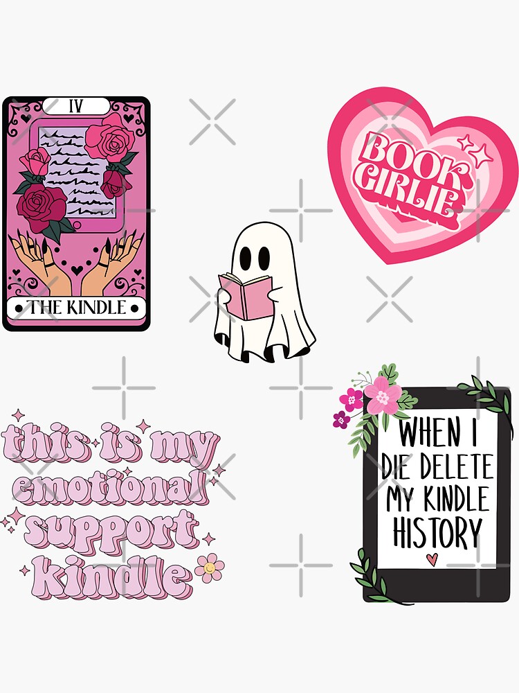 "Reading Ghost Cute Kindle Pack Book Set Spooky Book Lovers Gift Ideas ...