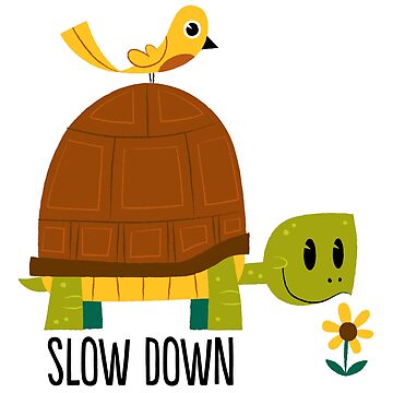 "Turtle Slow Down" Art Print for Sale by SteveDuffendack | Redbubble