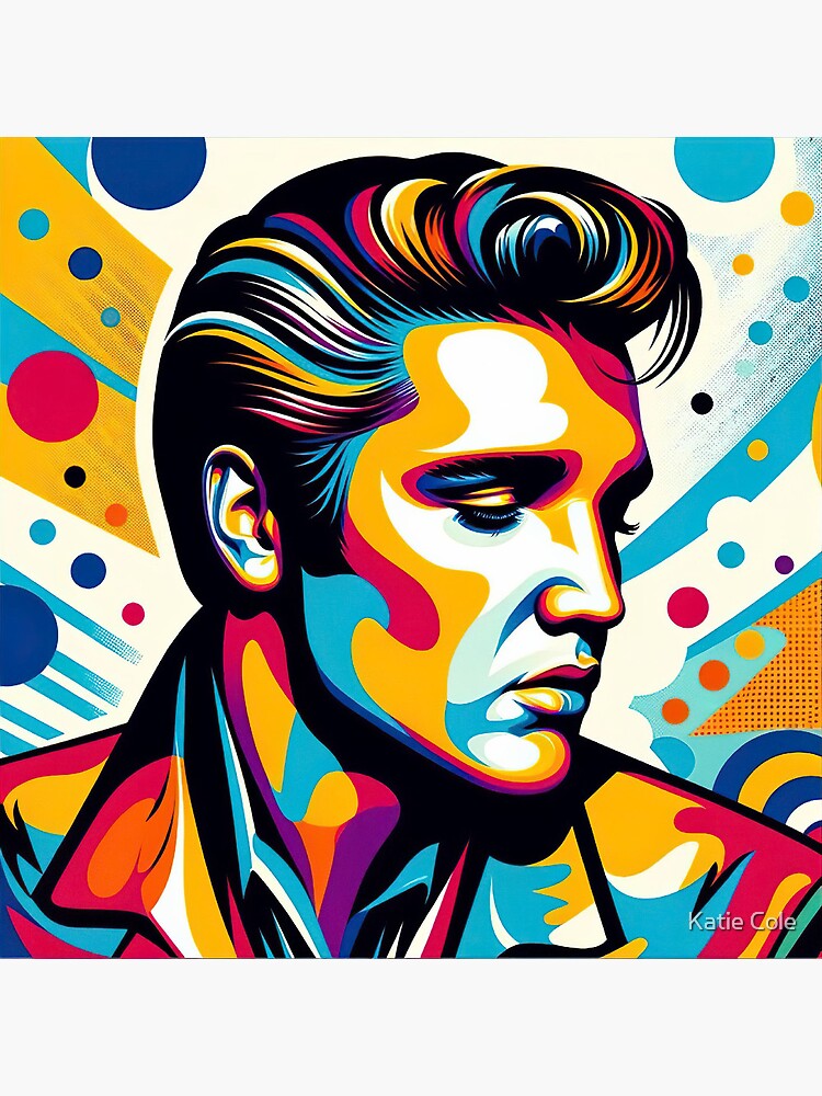 "Elvis Presley Pop Art" Art Print for Sale by Katie Cole | Redbubble