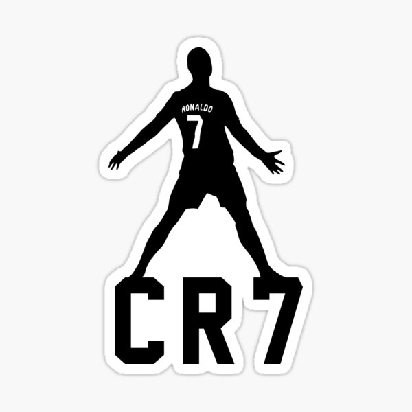 "Cristiano Ronaldo Siuuu Celebration " Sticker for Sale by CosmoShirts ...