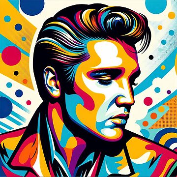 "Elvis Presley Pop Art" Canvas Print for Sale by Katie Cole | Redbubble