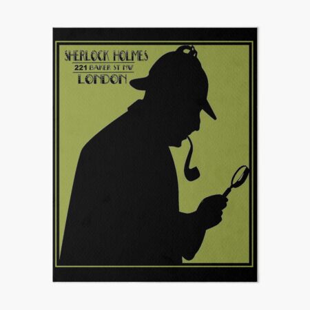 "SHERLOCK HOLMES : Vintage Detective Advertising Print" Art Board Print ...