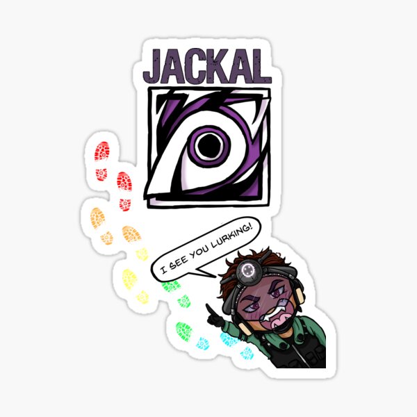 "Six Siege - Jackal" Sticker for Sale by GeorgiaSonic | Redbubble