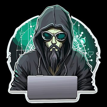 "Ethical Hacker - Illustration" Sticker by MrERNST | Redbubble
