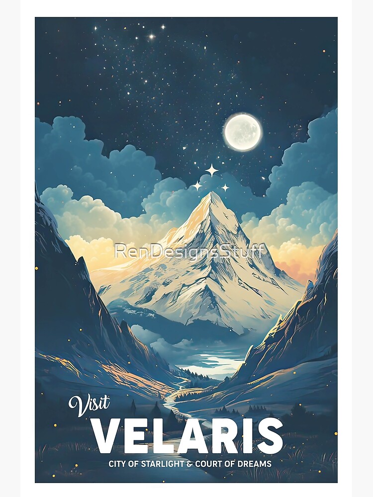 "ACOTAR Velaris Night Court" Postcard for Sale by RenDesignsStuff ...