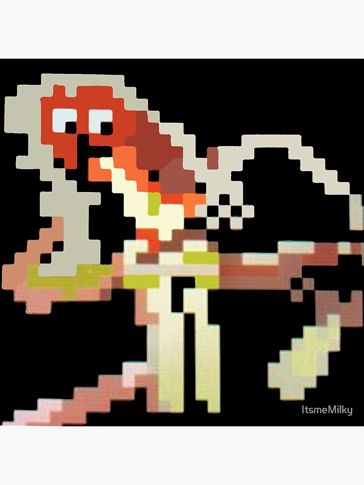 "8 bit Saturn Devourin'" Sticker by ItsmeMilky | Redbubble