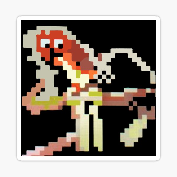 "8 bit Saturn Devourin'" Sticker by ItsmeMilky | Redbubble