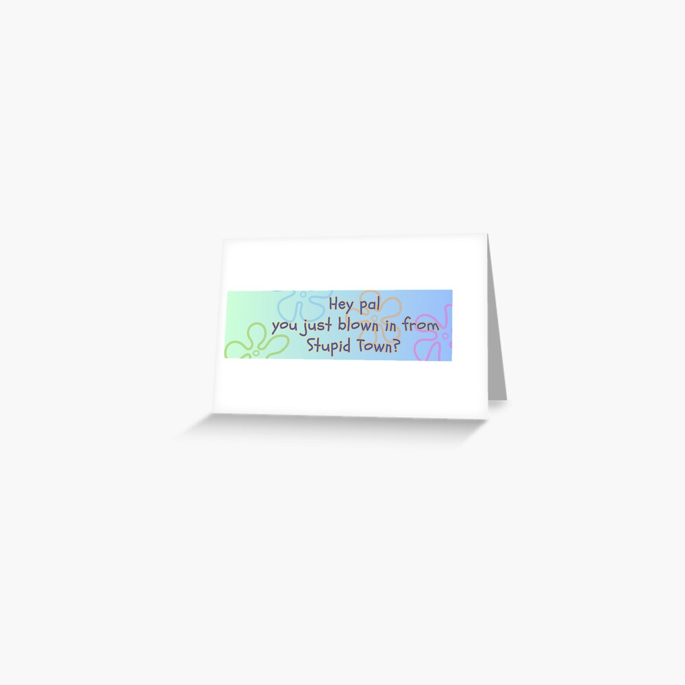 "Spongebob Bumper Sticker Funny" Sticker for Sale by MyHippieHut ...