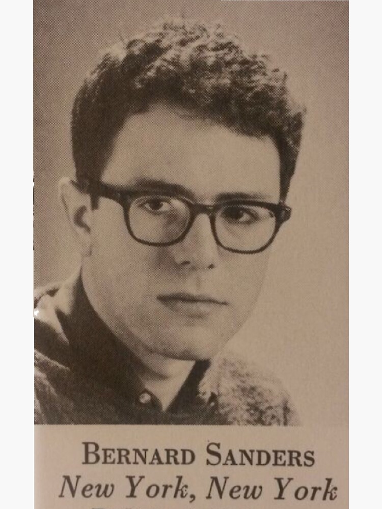 "Young Bernie Sanders" Sticker for Sale by sarapadula | Redbubble