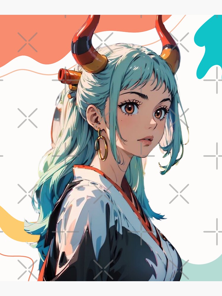 "Cute Yamato One Piece Fanart" Sticker for Sale by DesignGem25 | Redbubble