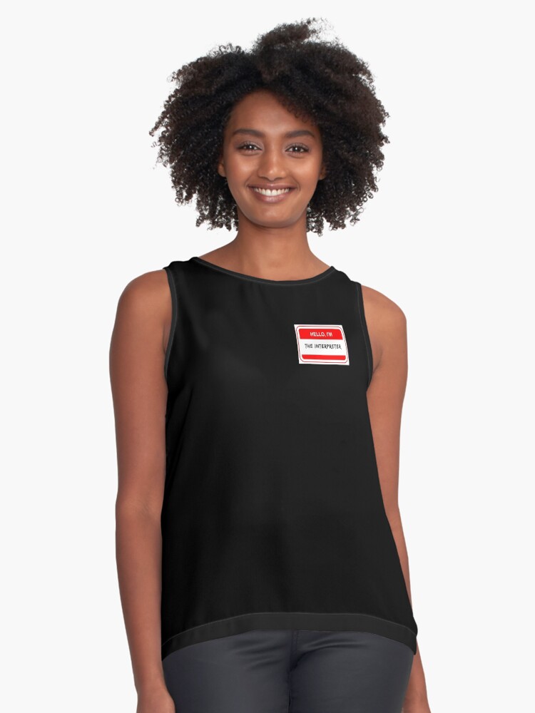 "Hello I'm The Interpreter" Sticker for Sale by Neeshki | Redbubble
